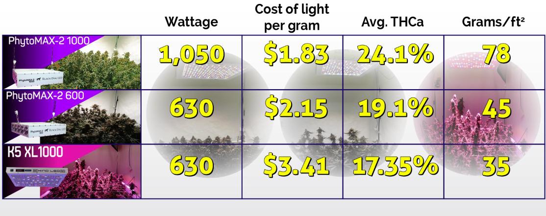 3-way Side-by-side Grow Test: PhytoMAX-2 600, PhytoMAX-2 1000 and Kind ...