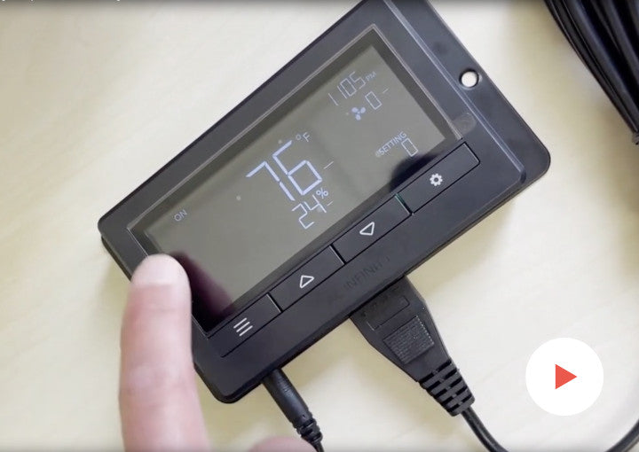 Complete Grow Kits: How to set the AC Infinity controller for Veg and ...